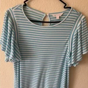LC Lauren Conrad | Dresses | Lc Lauren Conrad Blue And White Striped ...